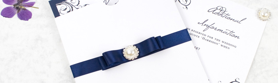 How to Make Flat Bows for Wedding Invitations - The Paperbox