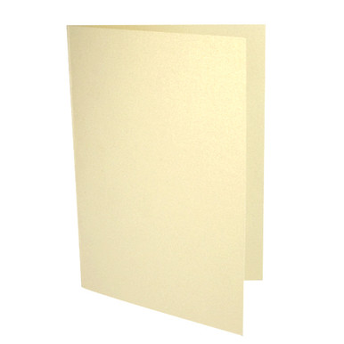 A5 Champagne Gold Pearl Card Blanks | The Paperbox
