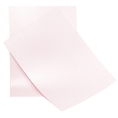 5 x 7 Pale Pink Pearlescent Card Sheets | The Paperbox