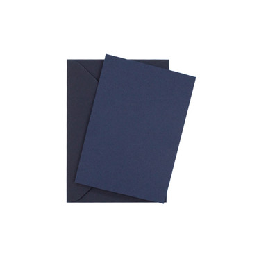 A7 Navy Blue Postcard Blanks & Envelopes | The Paperbox