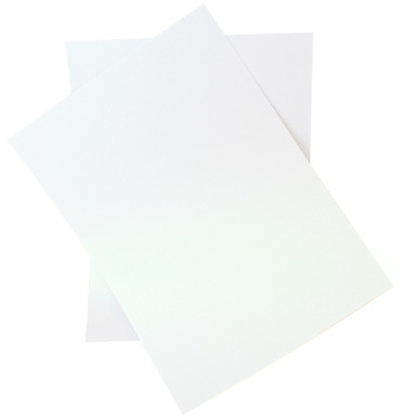 A6 Iridescent White Pearlescent Card Sheets (50 pack) | The Paperbox