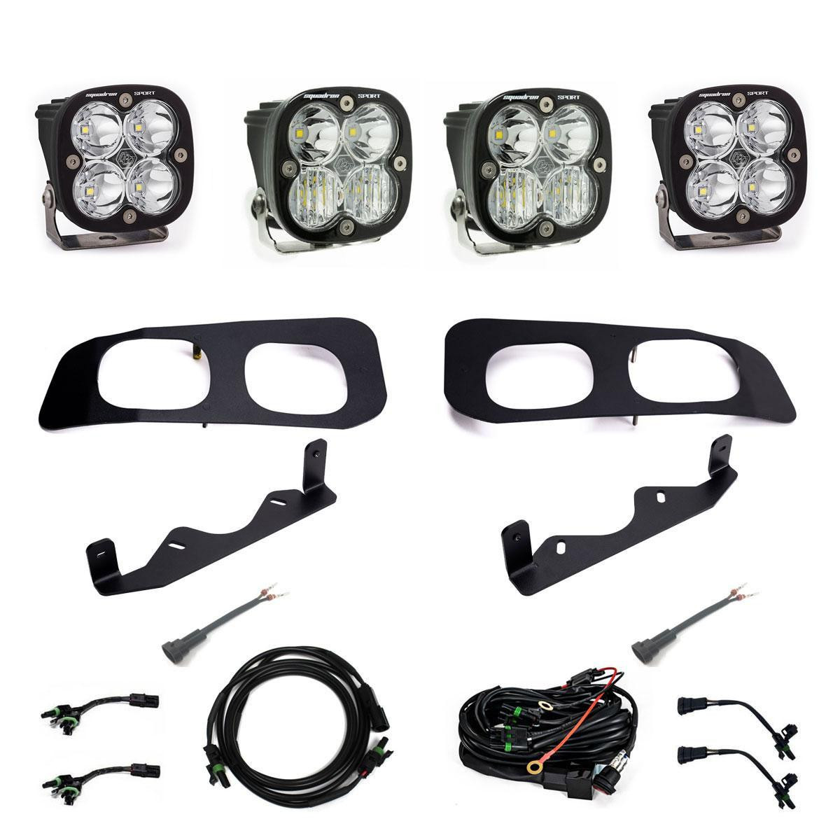 Ford Squadron Sport Dual Fog Pocket Light Kit - Ford 2023-2026 F-250/ ...