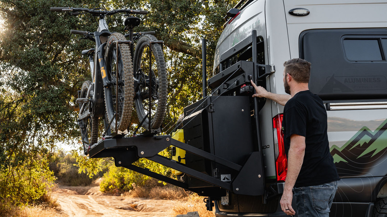 Sprinter PowerLift Bike Rack | 2019-2025 | Aluminess