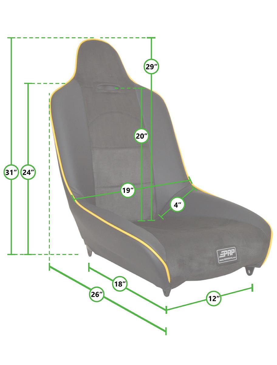 Roadster Low Back Suspension Seat (Custom) | PRP Seats