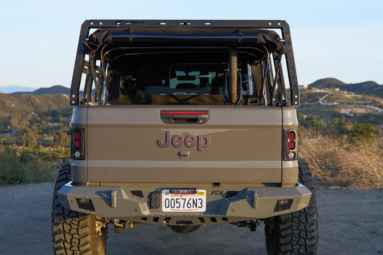 Exo Truck Bed Rack for Jeep Gladiator | Softopper - Softopper - Truck ...