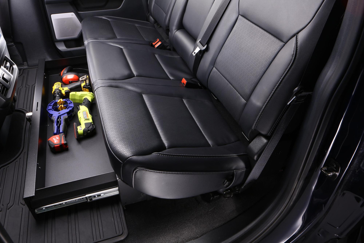 Rear Underseat Drawer for 2015-2026 Ford F150 F250/ 2019-2026 Chevy ...