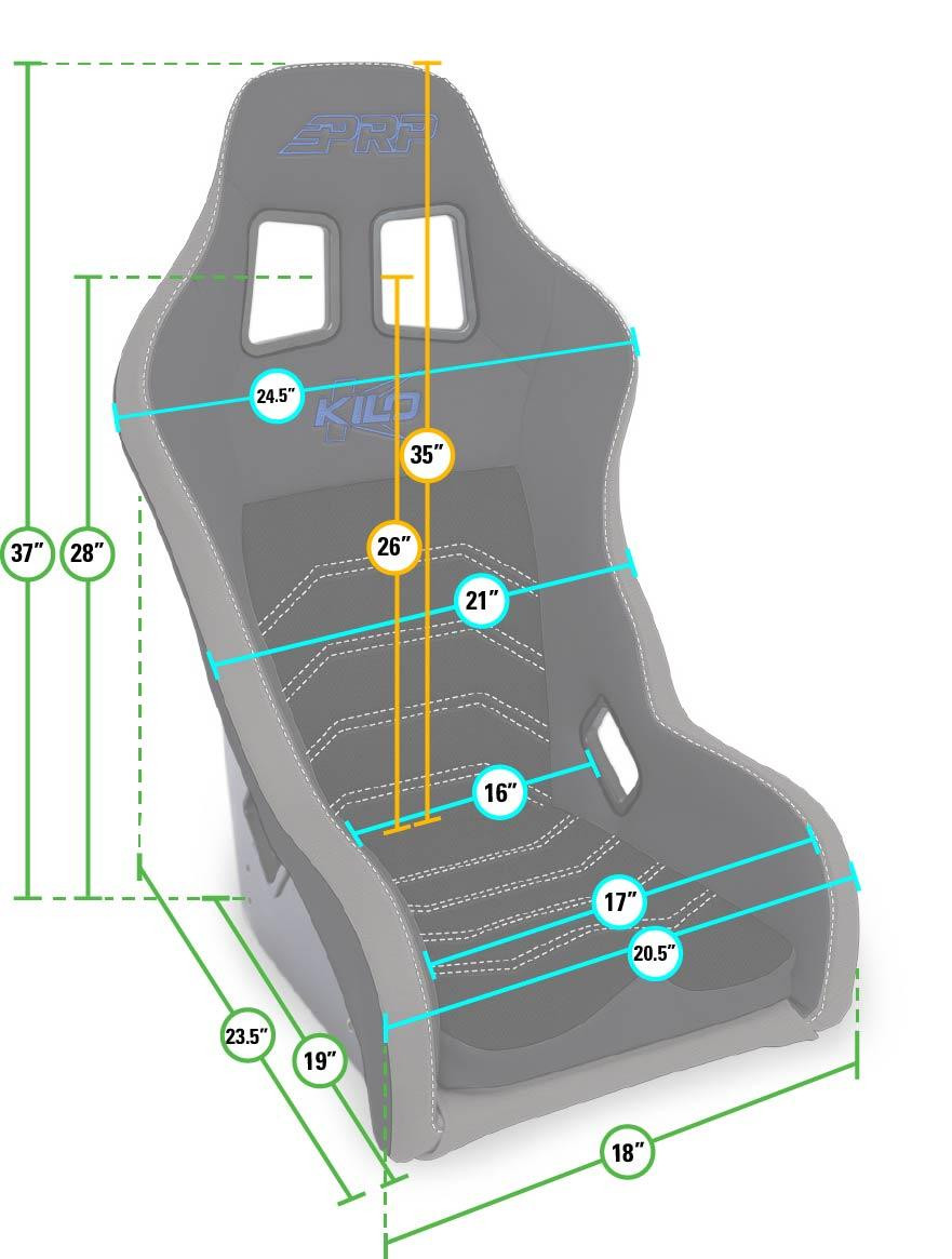 Kilo Composite Seat (Custom) | PRP Seats