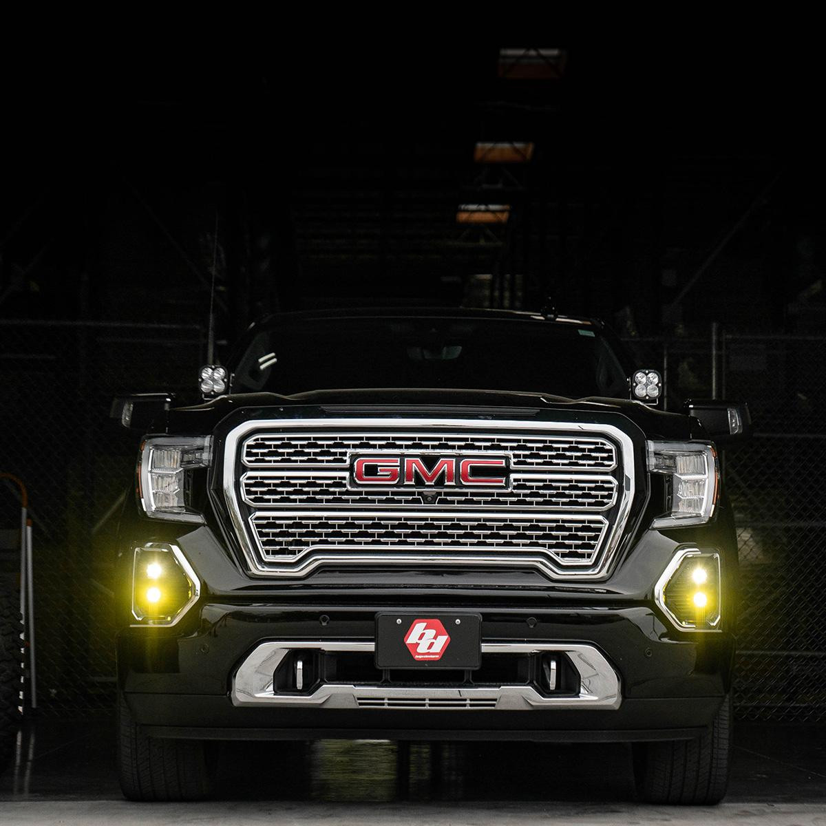 GMC S1 Dual Fog Pocket Light Kit - GMC 2019-22 Sierra 1500 - Baja ...
