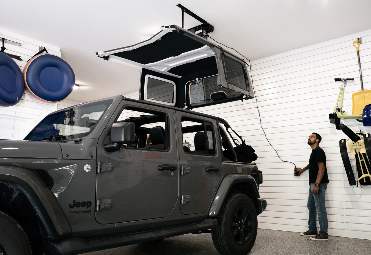 HOSS Storage Hardtop Hoist - Jeep 2018-Current Wrangler JL - Bestop ...