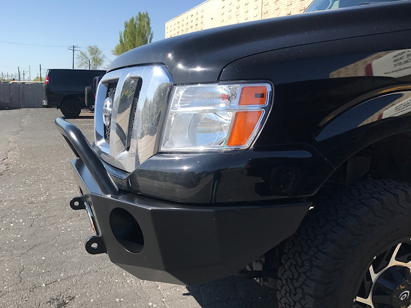 Slimline Front Winch Bumper for Nissan NV – Aluminess