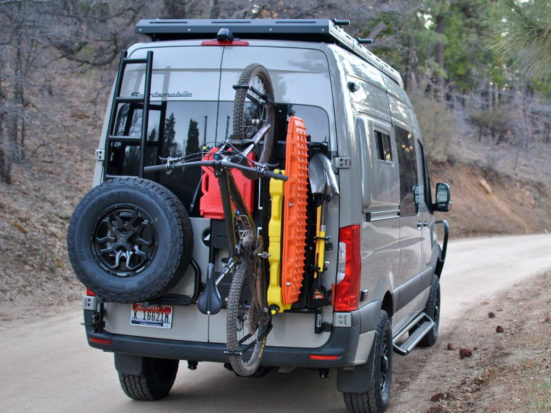1Up USA Roof Rack Bike Tray - For Off-Road & Overlanding Vans