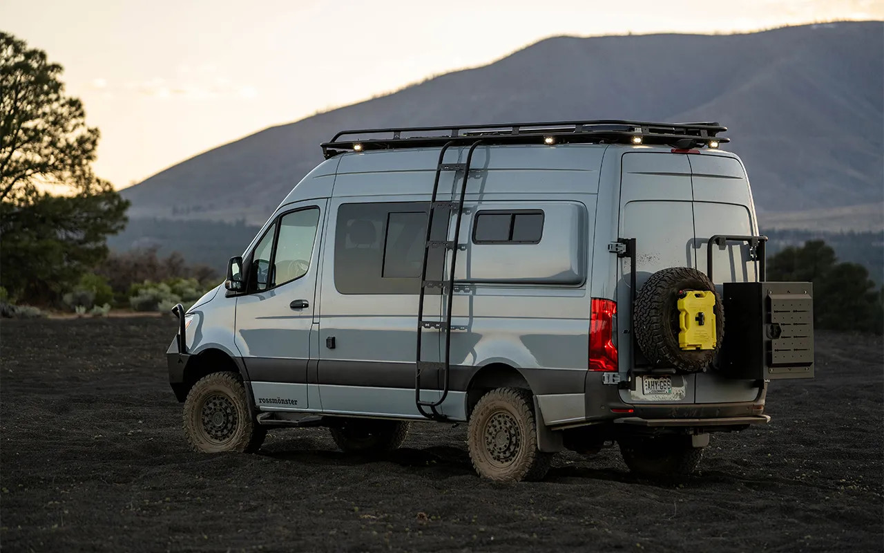 Sprinter Legacy Side Ladder | 2007-2025 | Aluminess