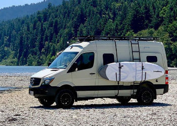Resourceful Side Surf Pole for Sprinter Van