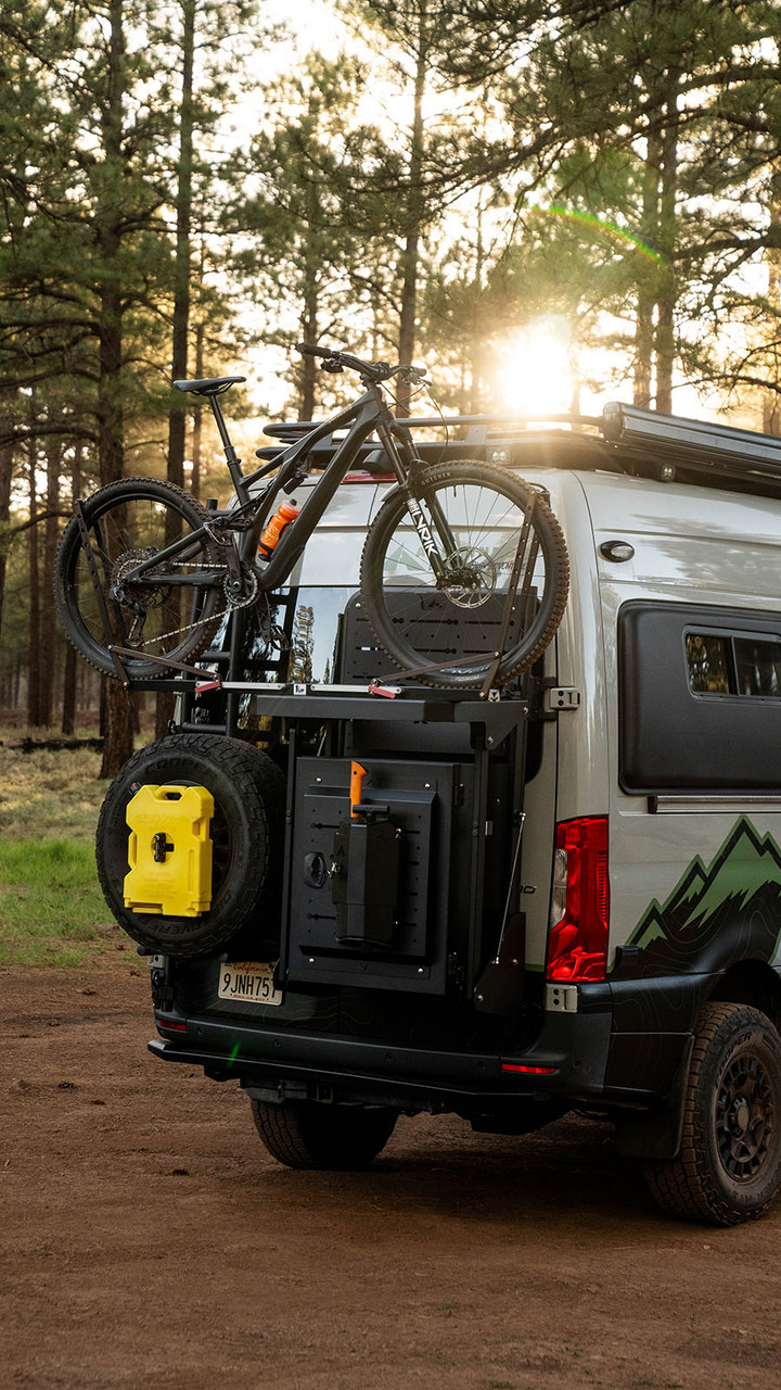 Sprinter Rear Door Rack Base Unit | 2019-2025 | Aluminess