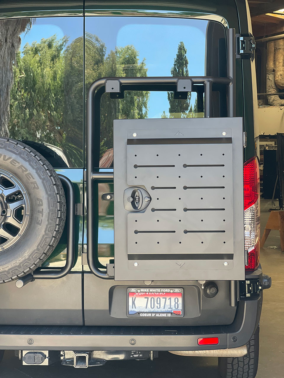 Rear Door Rack Base Unit - Transit 2015-23 | Aluminess