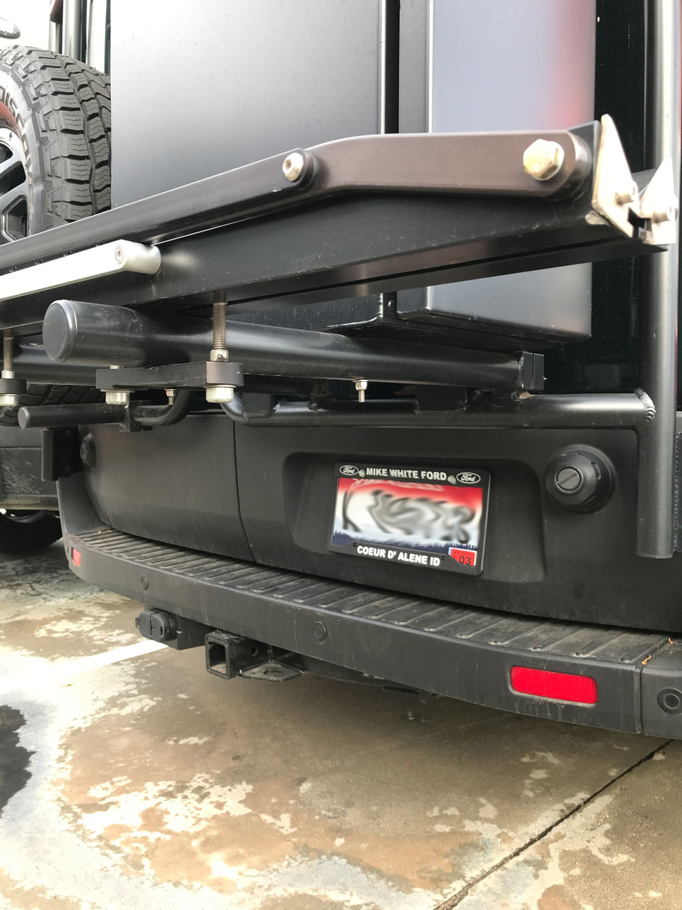 Rear Door Rack Bolt-On Support Posts - Universal | Aluminess