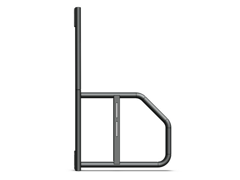 Ram Promaster Driver Side Rear Box/Tire Rack | 2014-2025 | Aluminess