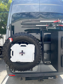Versatile Rear Door Box Rack for Sprinter Van