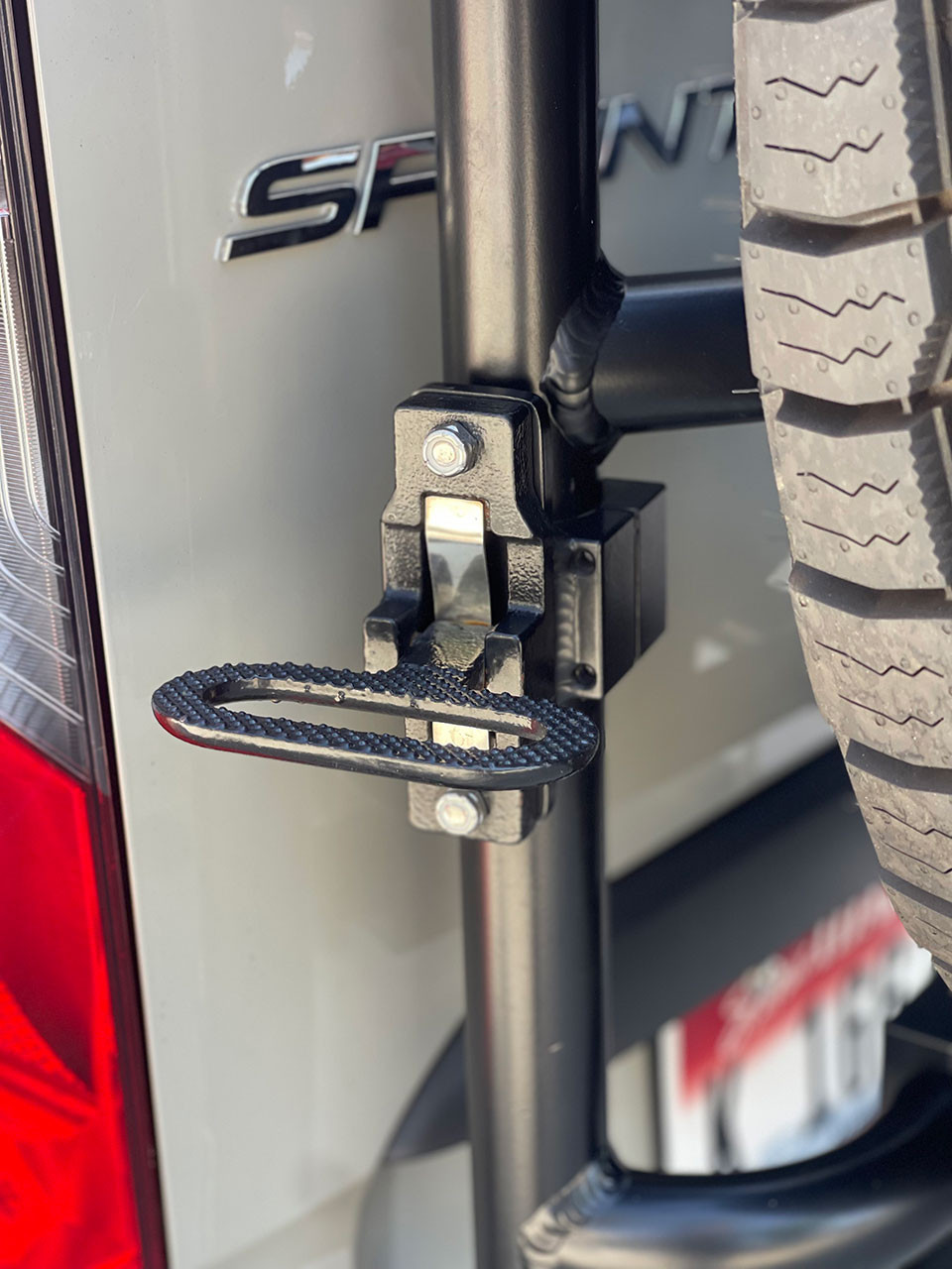 Practical Rear Door Ladder for Sprinter Van – Aluminess