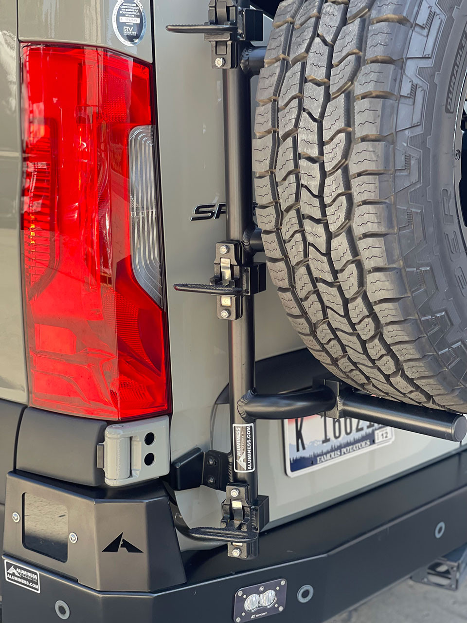Sprinter Rear Door Ladder | 2019-2025 | Aluminess