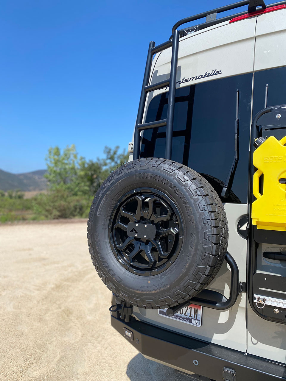 Practical Rear Door Ladder for Sprinter Van – Aluminess