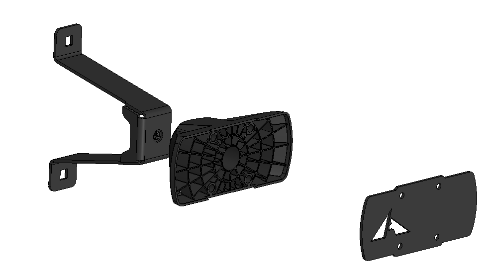 Rear Door Box & Tire Carrier Mounting Kit for Van - Universal