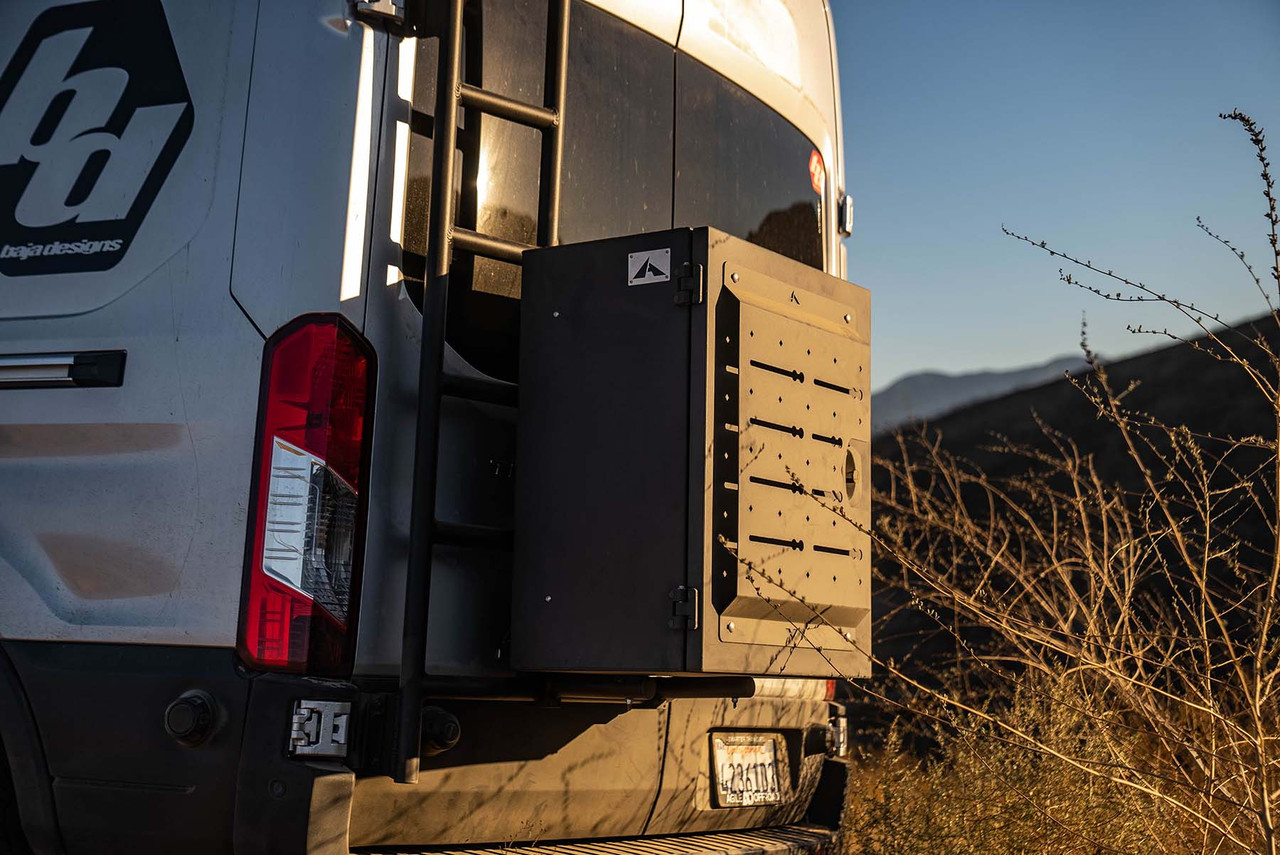 Ford Transit Rear Door Ladder | 2015-2025 | Aluminess