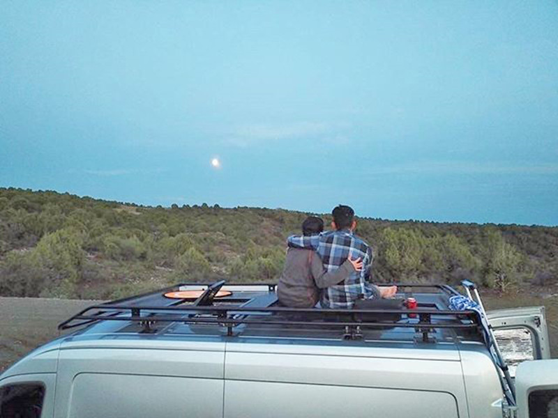 Personalized Touring Roof Rack for Ford Transit – Aluminess