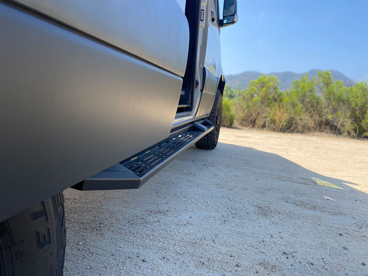 Hearty Touring Side Steps for Sprinter Van