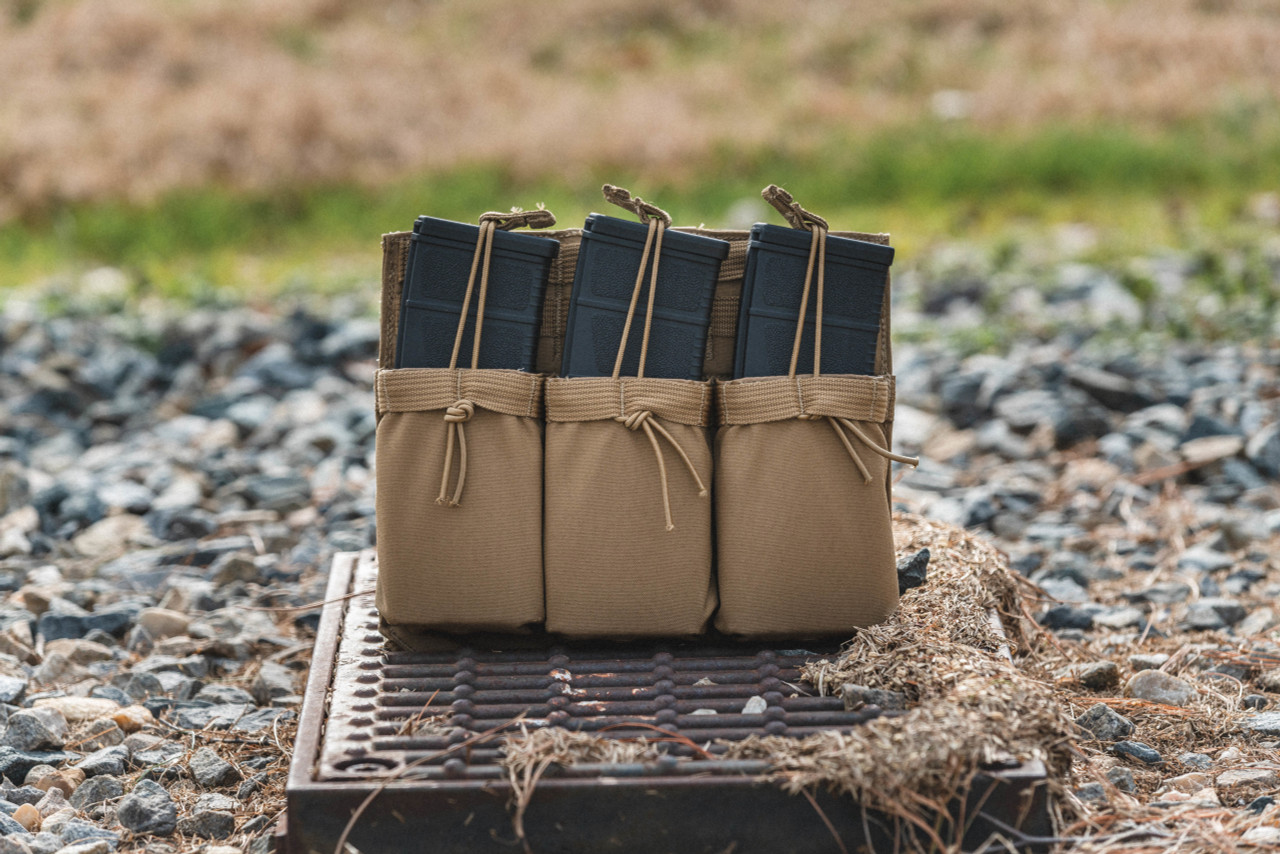 FB Style Triple M4 Front Flap Magazine Holder