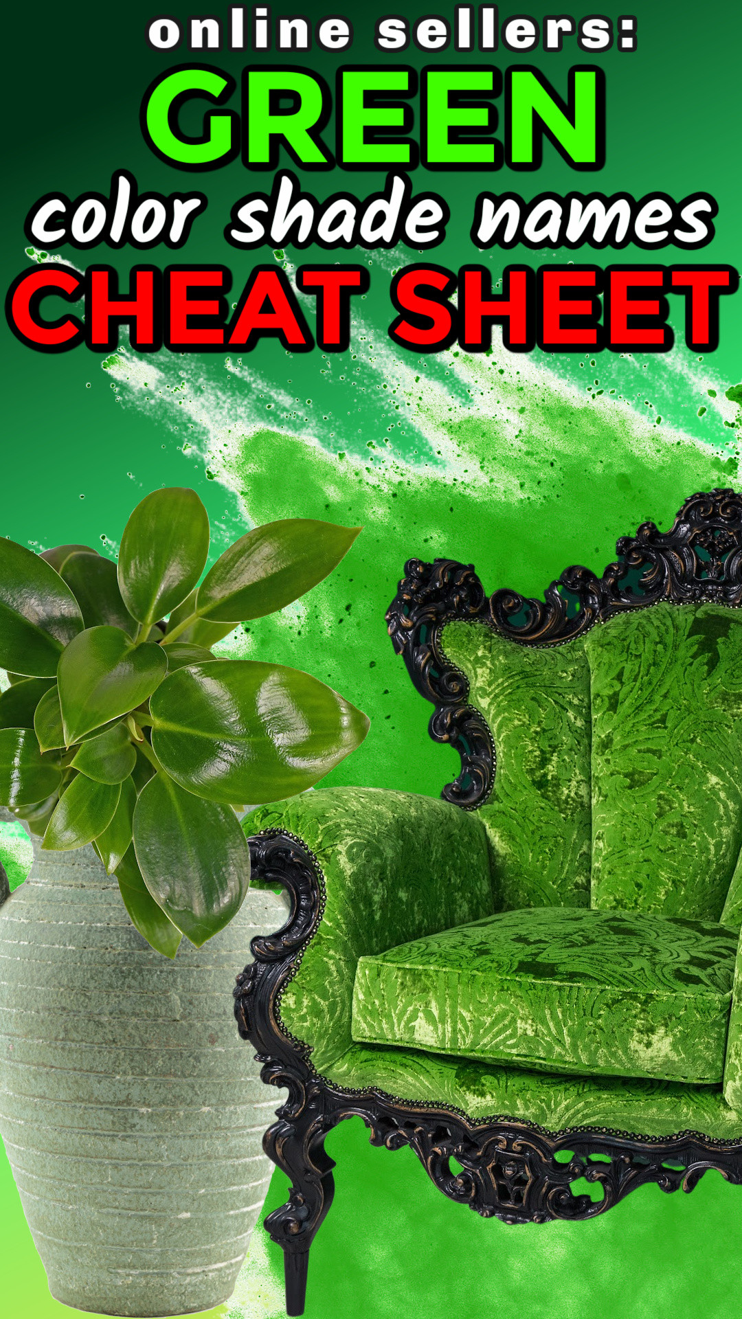 Green Shade Color Names List CHEAT SHEET - Big Brand Wholesale