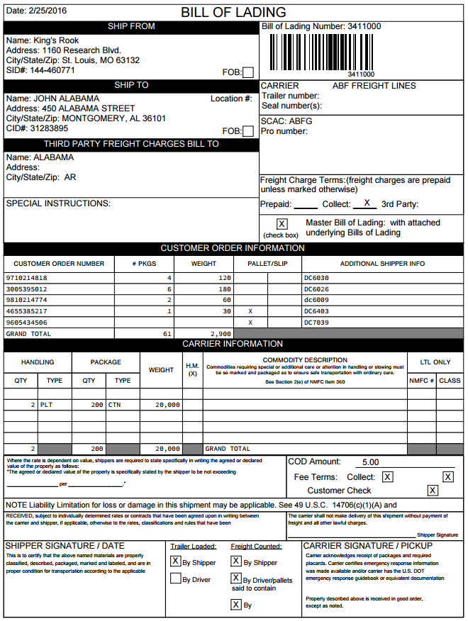 WHAT IS A BOL / Bill of Lading and How to Get One - Big Brand Wholesale