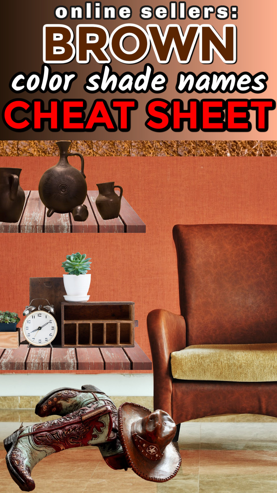 Brown Color Shade Names CHEAT SHEET - Big Brand Wholesale
