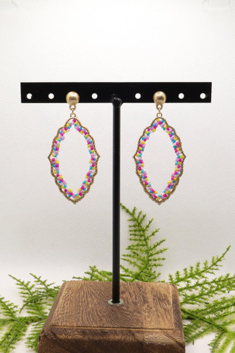 Candy Coated Earrings *FINAL SALE*