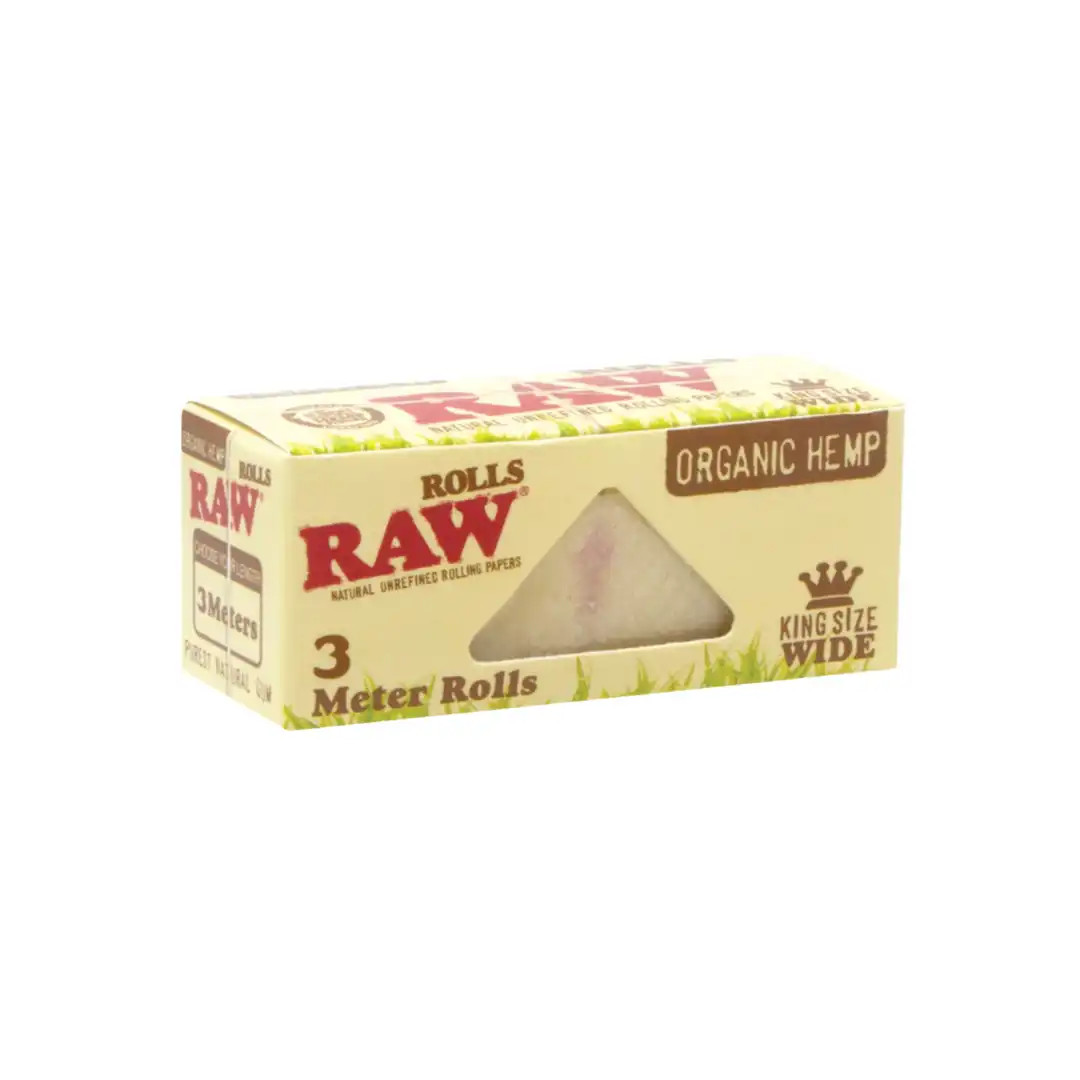 RAW ORGANIC 3 METER WIDE ROLLS 24CT