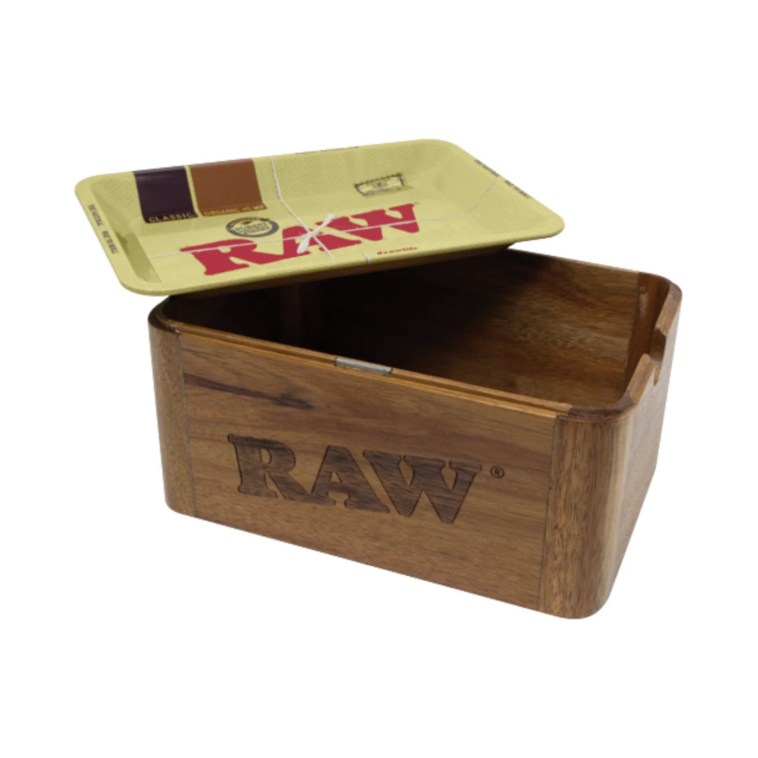 RAW CACHE BOX WITH MEDIUM TRAY LID