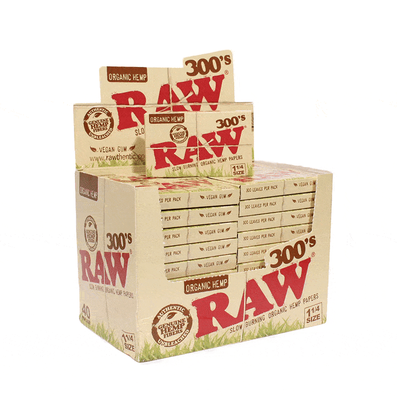RAW ORGANIC 1 1/4 300'S