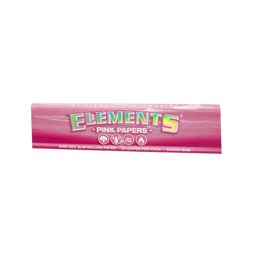 ELEMENTS PAPER PINK KING 50CT