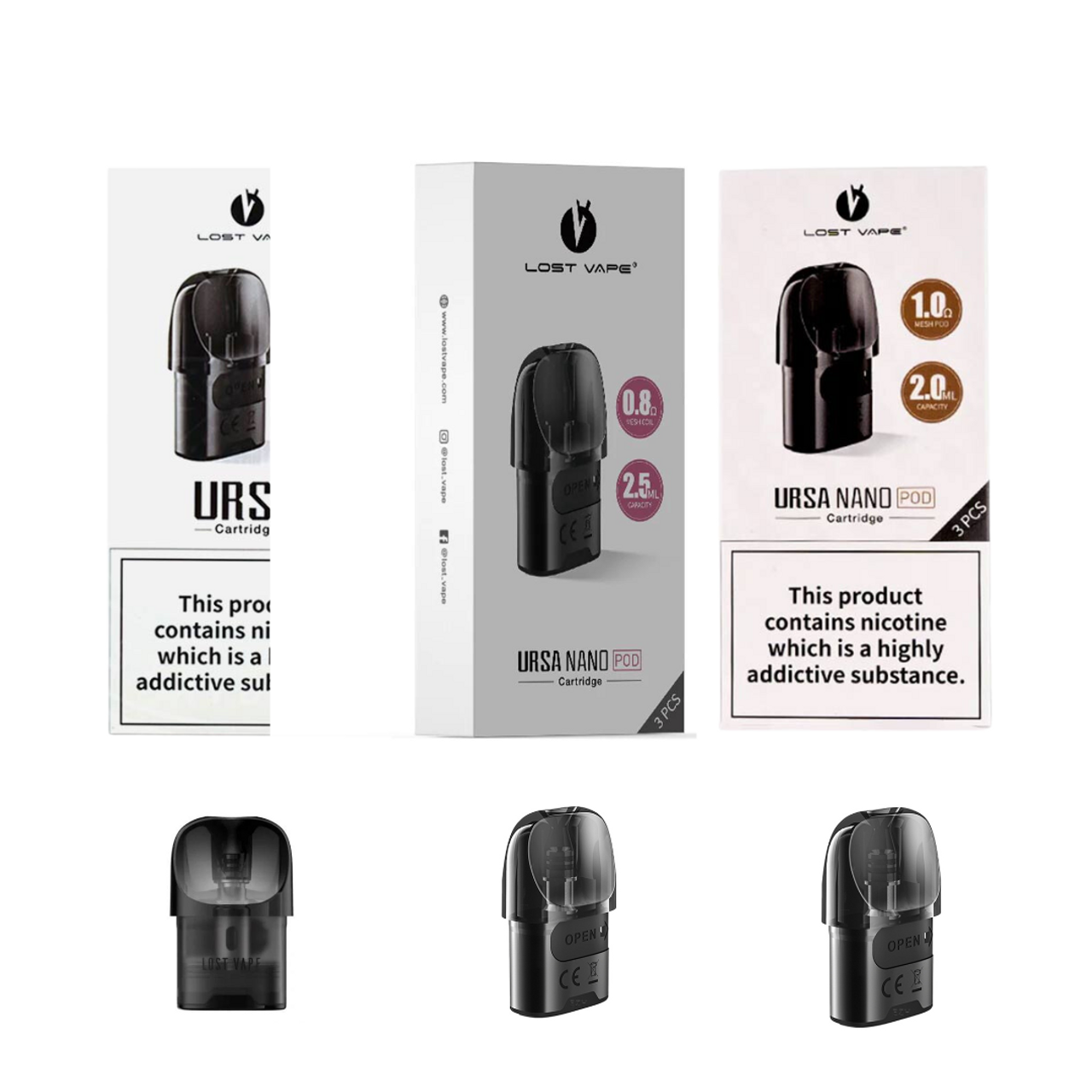 LOST VAPE URSA NANO REPLACEMENT PODS - Adyah Wholesale LOST VAPE URSA NANO REPLACEMENT PODS - Adyah Wholesale