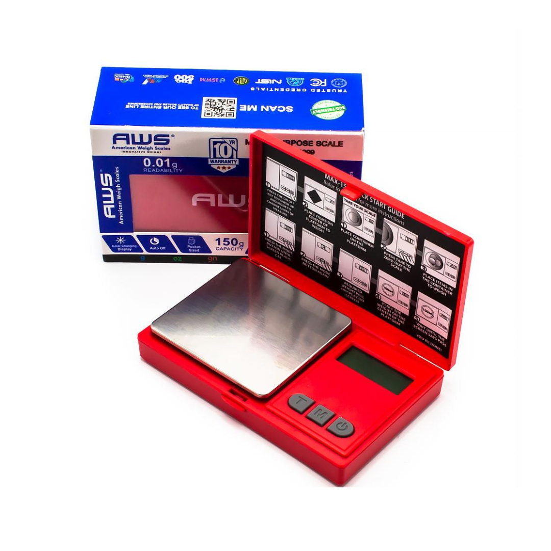 AWS SCALE AWS-150 RED 0.01G - Adyah Wholesale