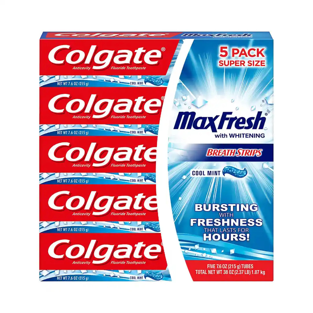 COLGATE MAX FRESH TOOTHPASTE 5PK