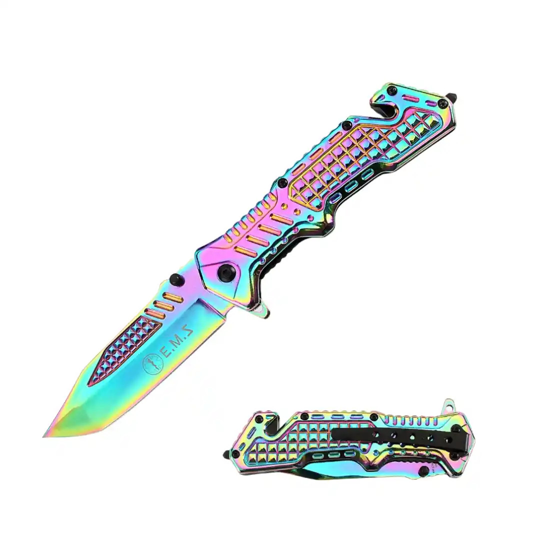 RAZOR TACTICAL TITANIUM COATED BLADE AND HANDLE