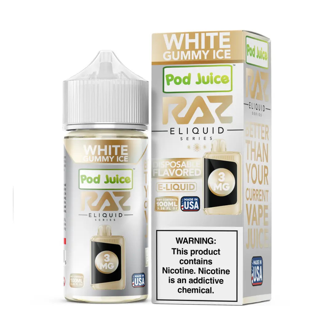 RAZ X POD JUICE 100mL Freebase E-liquid | Adyah Wholesale