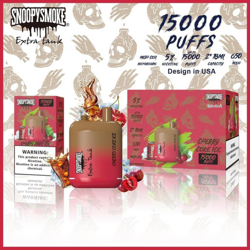 Snoopy Smoke Extra Tank 15k Disposable Vape Adyah Wholesale