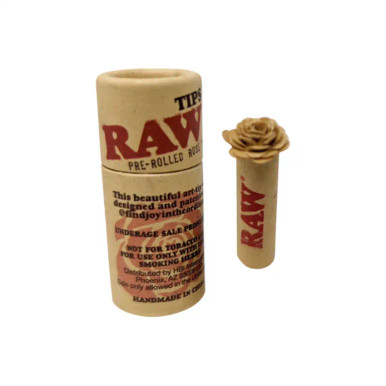 RAW PRE ROLL ROSE TIPS 6CT