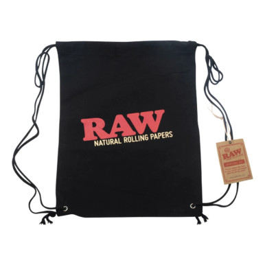 RAW DRAWSTRING BAG
