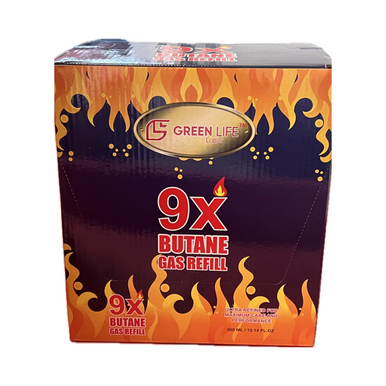 GREEN LIFE 9X BUTANE 12CT BOX - Adyah Wholesale