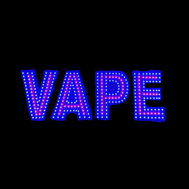 VAPE LED SIGN 10*32 INCH