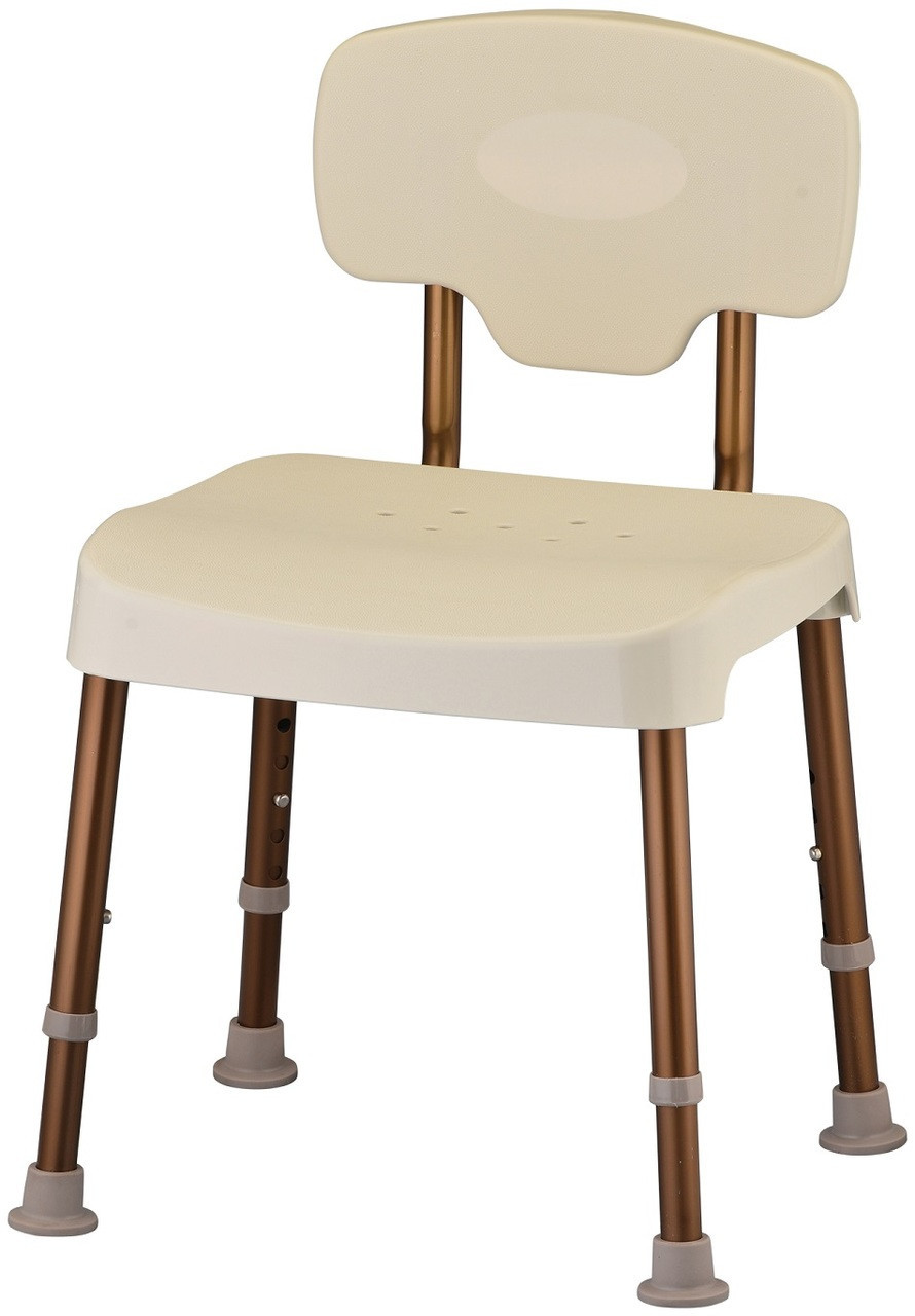 Heavy Duty Bath Chair with Back BSBCWB Probasics