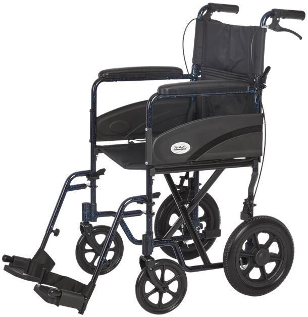 Lifestyle Mobility Aids L3019 Transport Chair with 12" Rear Wheels ...